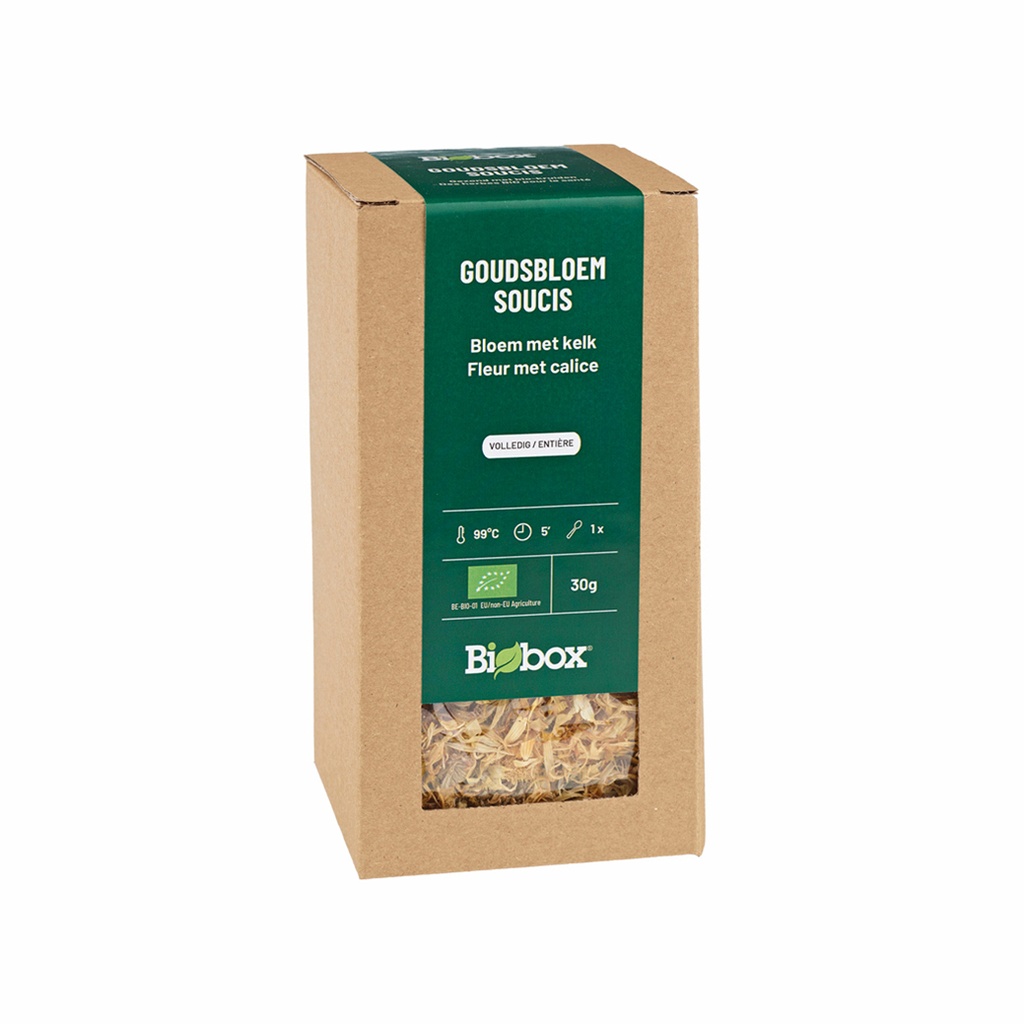 Bio* Goudsbloem bloem met kelk | Biobox